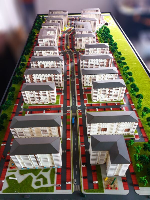 Kristal Konut Kompleksi - Mimarlik Maketleri